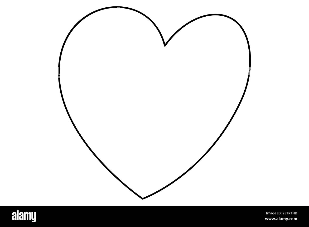 Elegant continuous one line drawing of a heart icon outline for modern ...