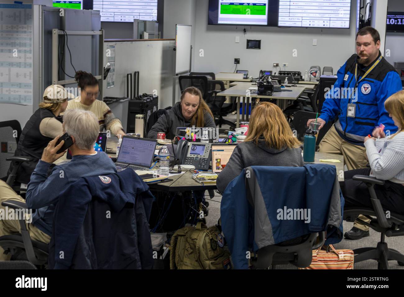 State Police, National Guard, and other emergency management personnel ...