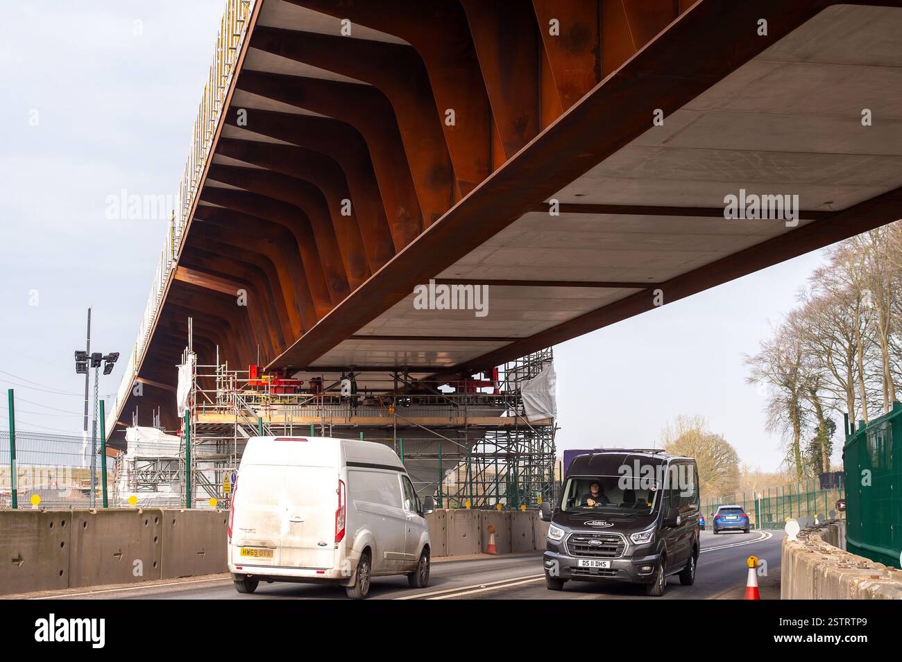 Wendover, UK. 19th February, 2025. HS2 High Speed Rail are continuing ...