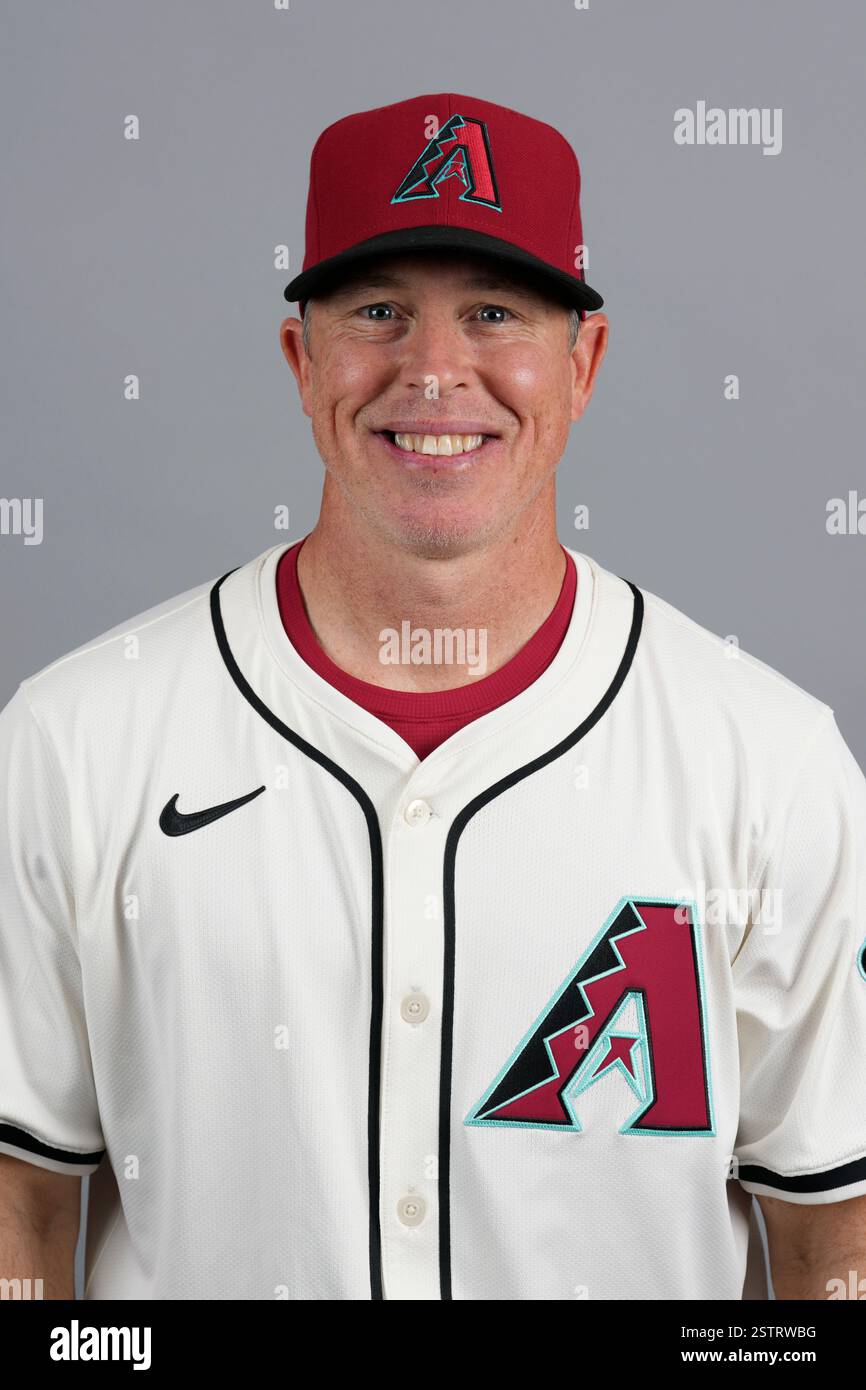 This is a 2025 photo of Shaun Larkin, third base coach/infield coach of ...