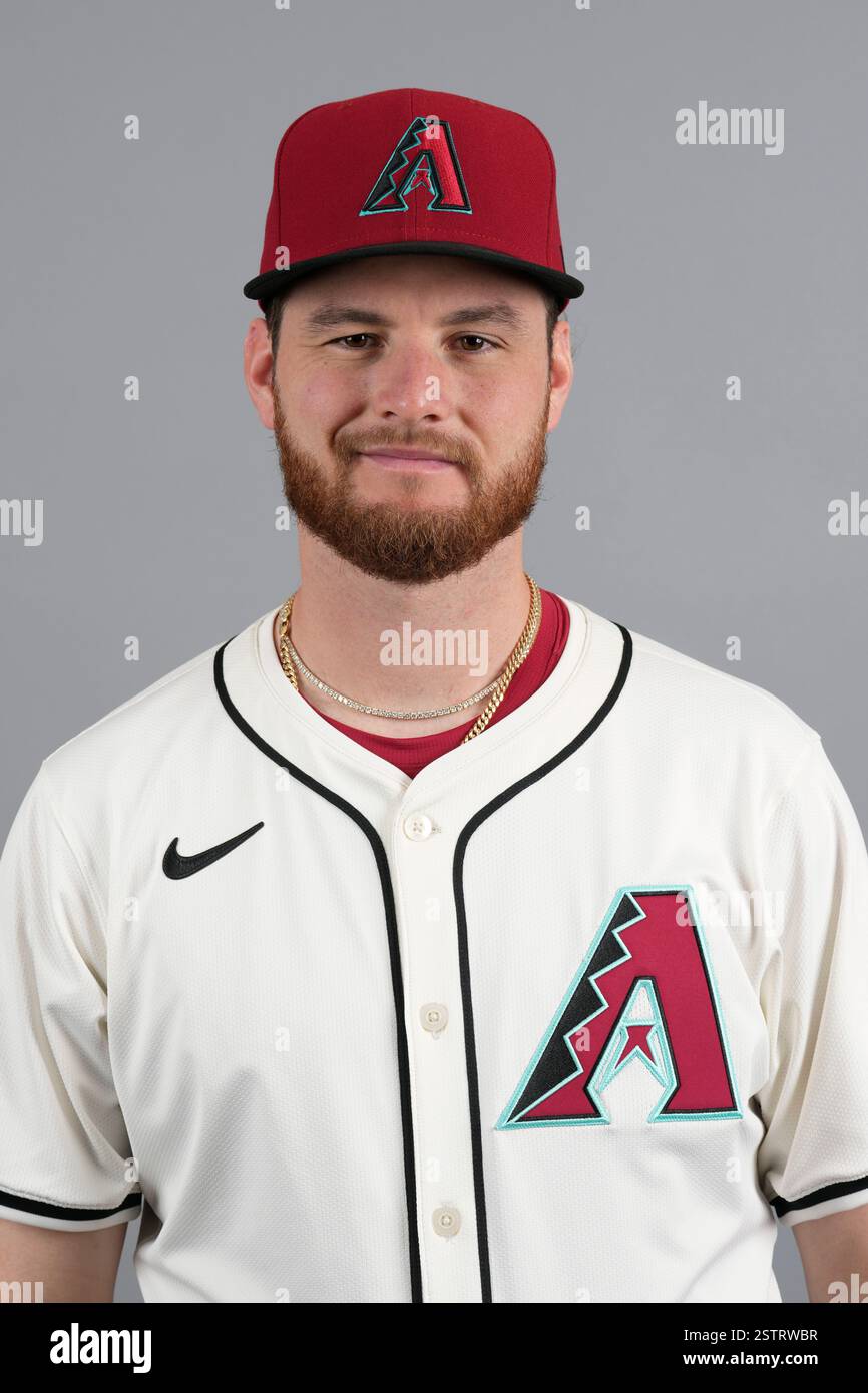 This is a 2025 photo of pitcher Ryne Nelson of the Arizona Diamondbacks ...