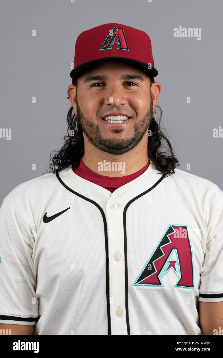 This is a 2025 photo of third baseman Eugenio Suárez of the Arizona ...