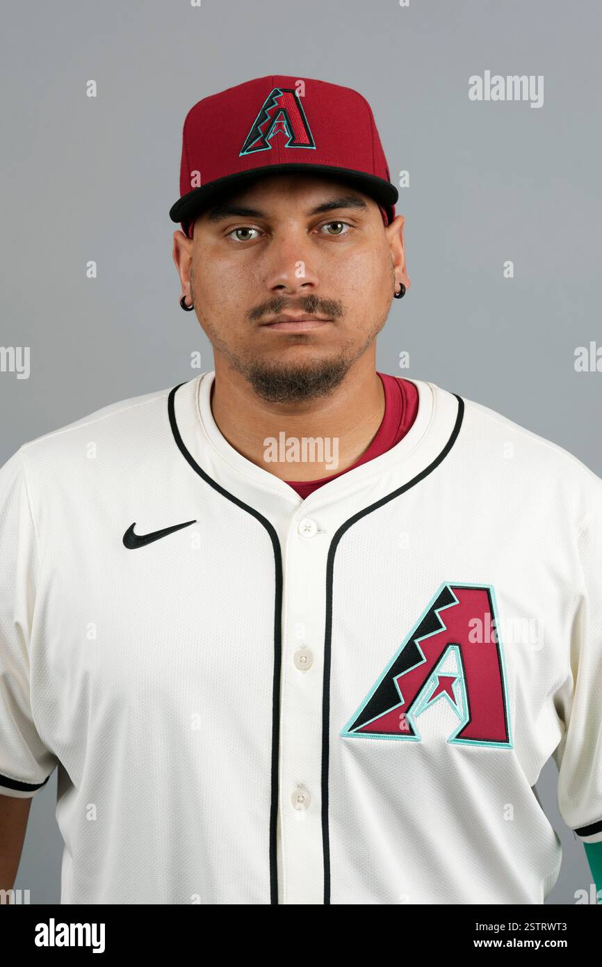 This is a 2025 photo of first baseman Josh Naylor of the Arizona ...