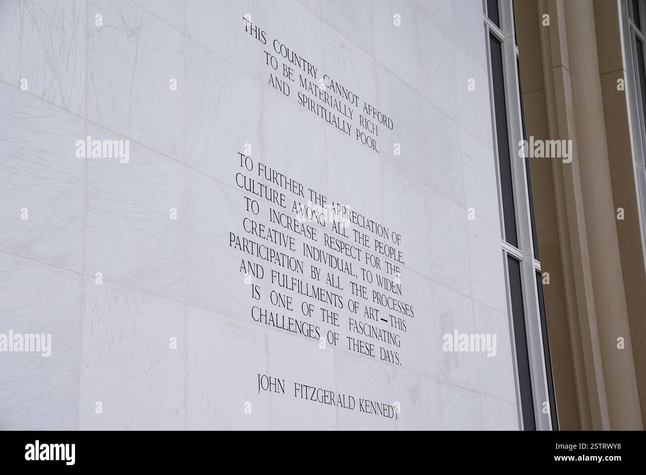 Washington, USA. 19th Feb, 2025. The Kennedy Center is seen in ...