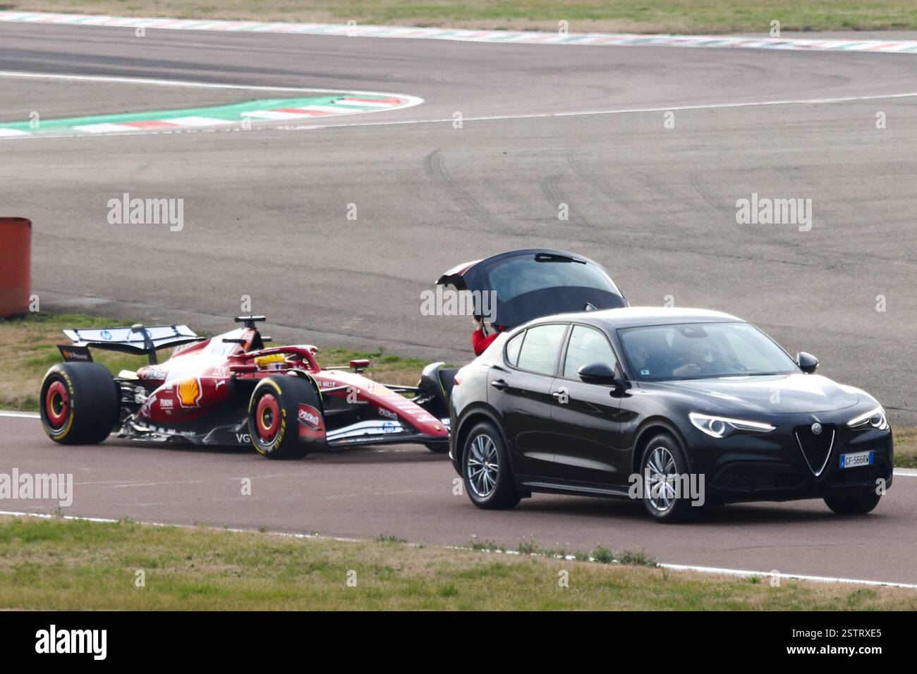 Fiorano, Italy. 19th Feb, 2025. 2/19/2025 - during Ferrari SF-25 ...