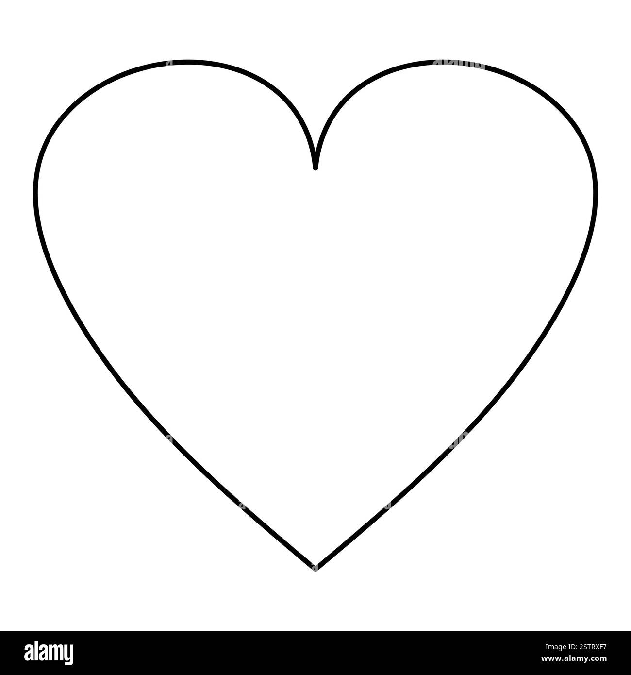 Elegant continuous one line drawing of a heart icon outline for modern ...