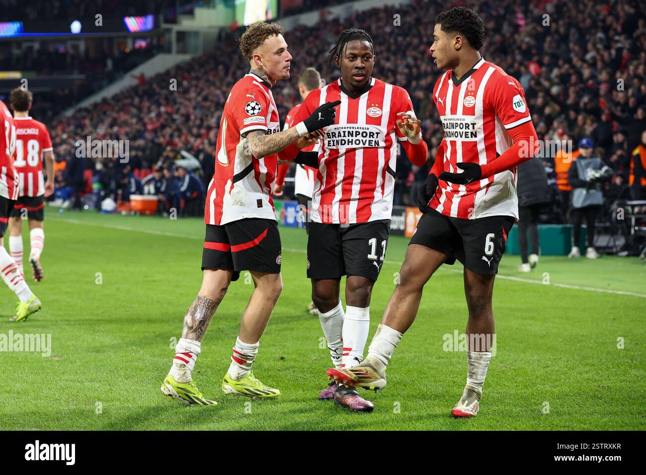 EINDHOVEN, 19-02-2025, Philips Stadium, UEFA Champions League season ...
