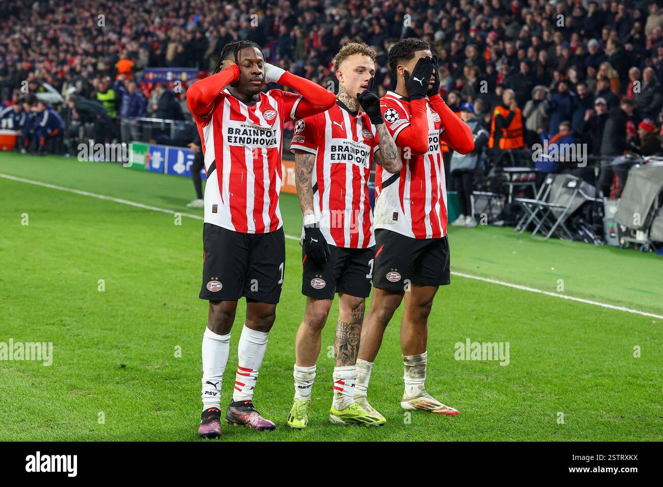 EINDHOVEN, 19-02-2025, Philips Stadium, UEFA Champions League season ...