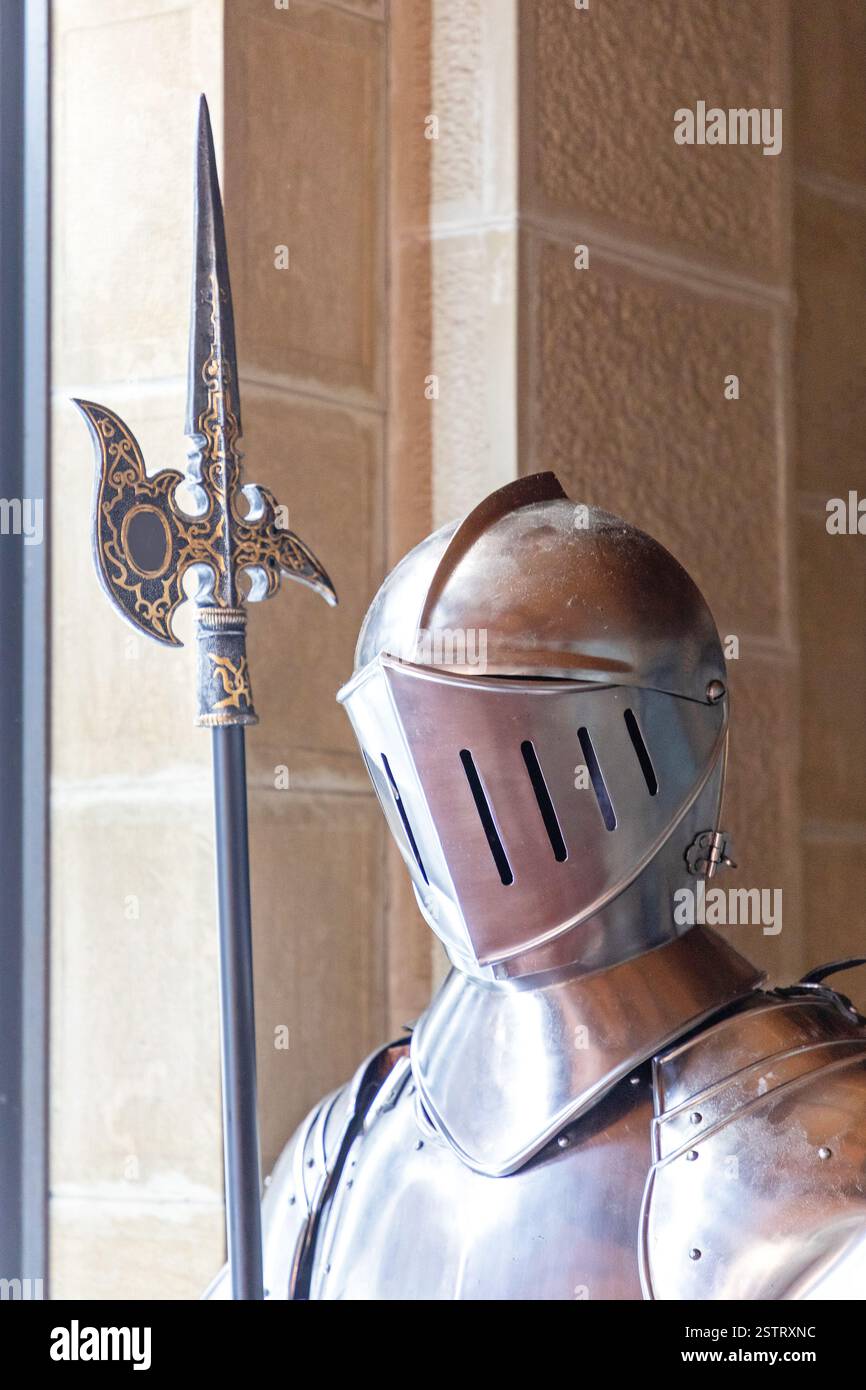 Steel plates helmet and suit of armour hi-res stock photography and ...
