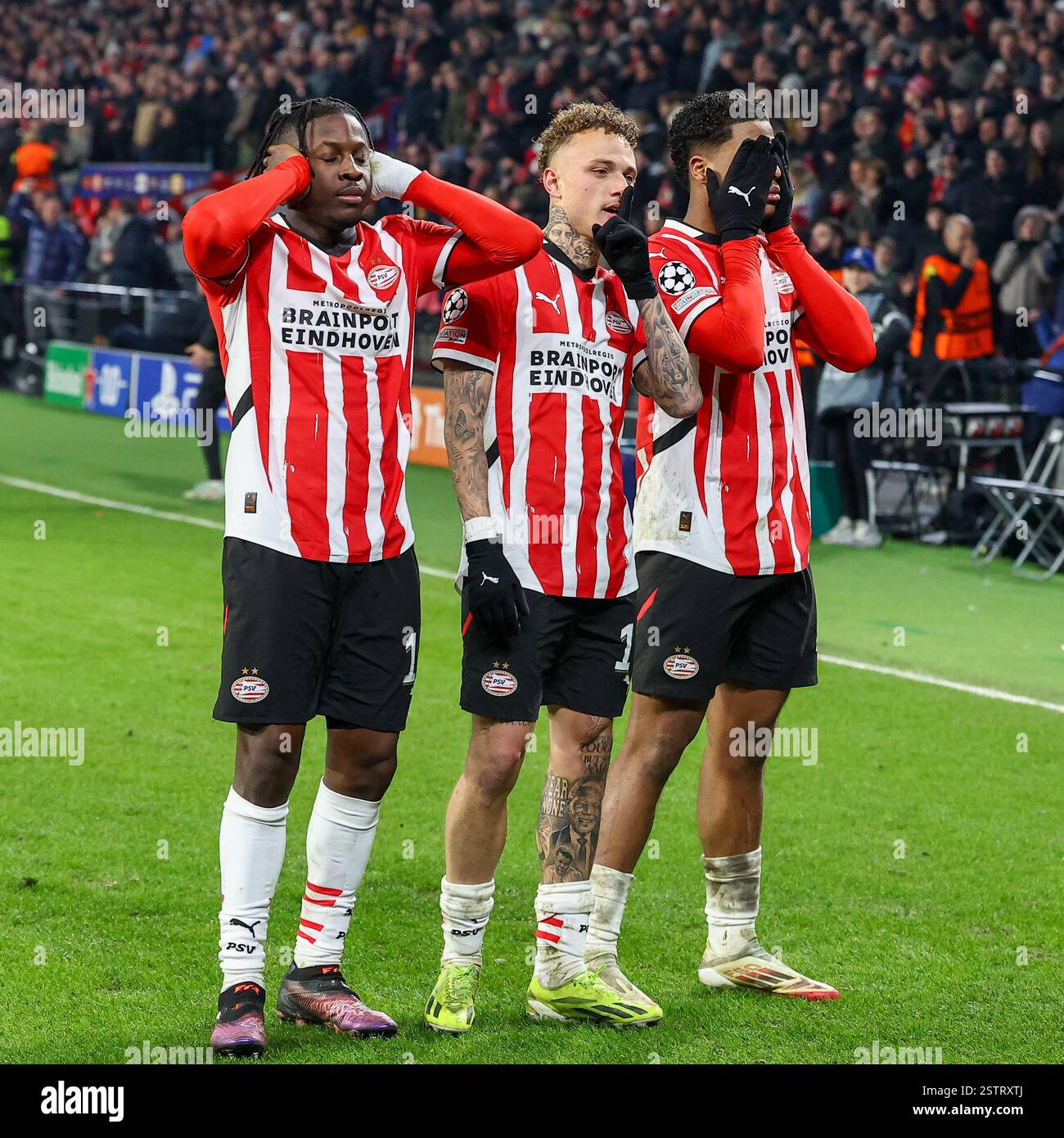 EINDHOVEN, 19-02-2025, Philips Stadium, UEFA Champions League season 2024/25, match between PSV ...