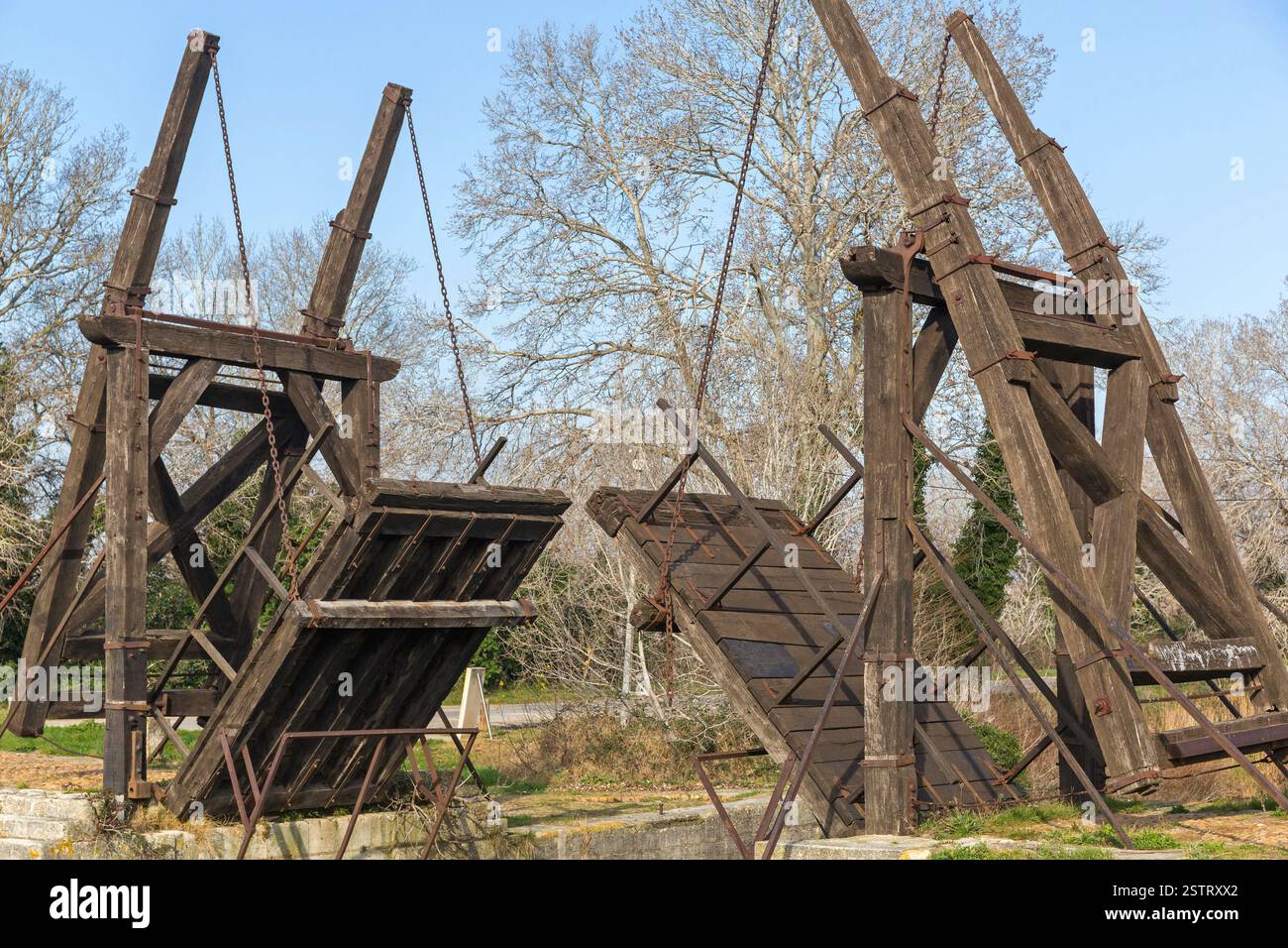 Langlois Canal Bridge Stock Photo - Alamy