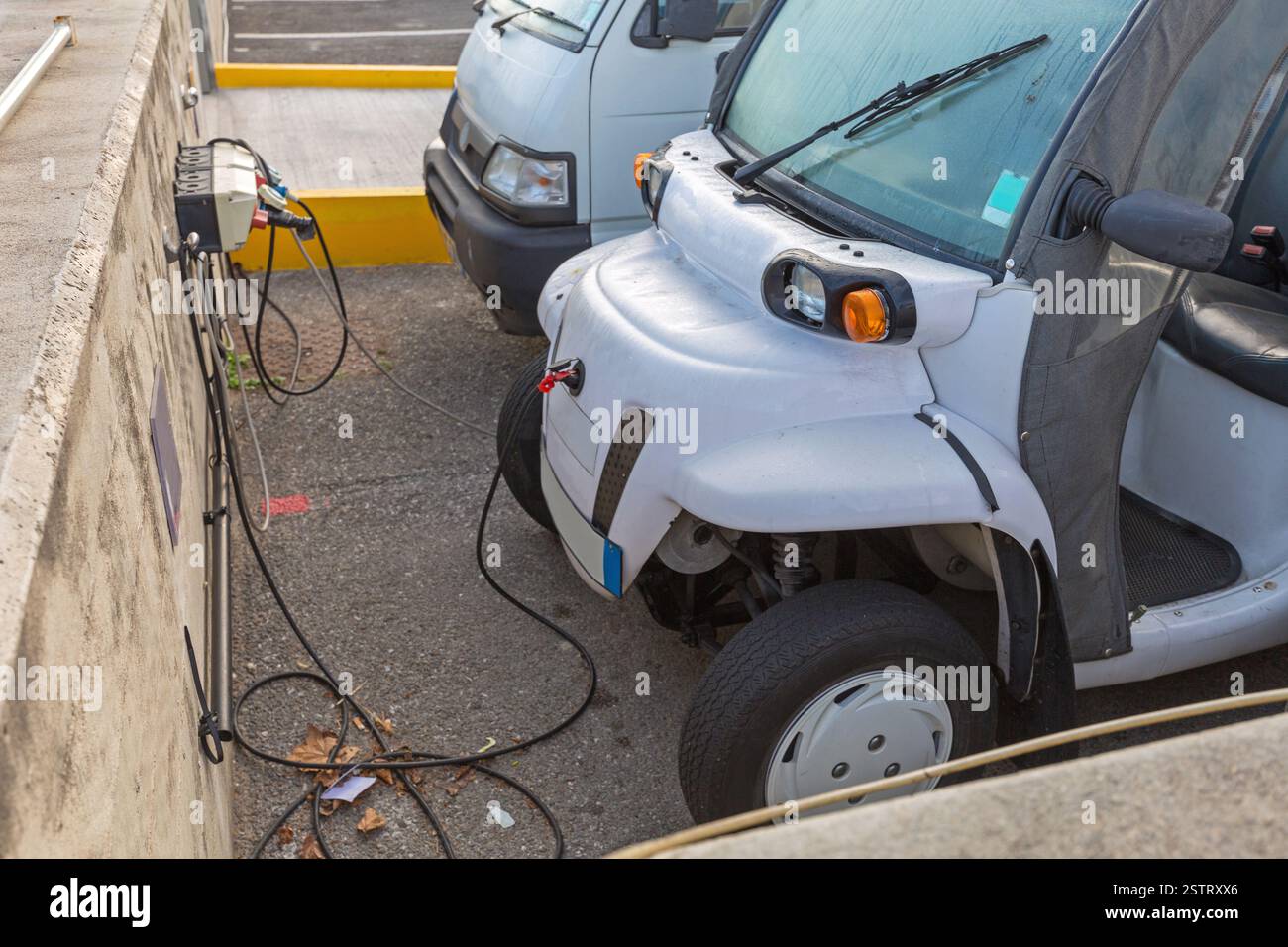 Charging EV Wall Socket Stock Photo - Alamy