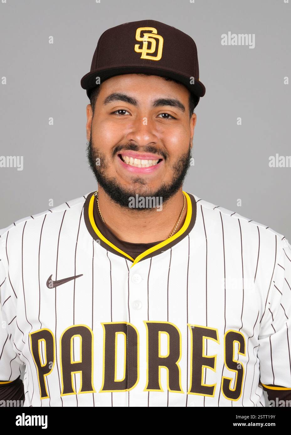 This Is A 2025 Photo Of Infielder Romeo Sanabria Of The San Diego