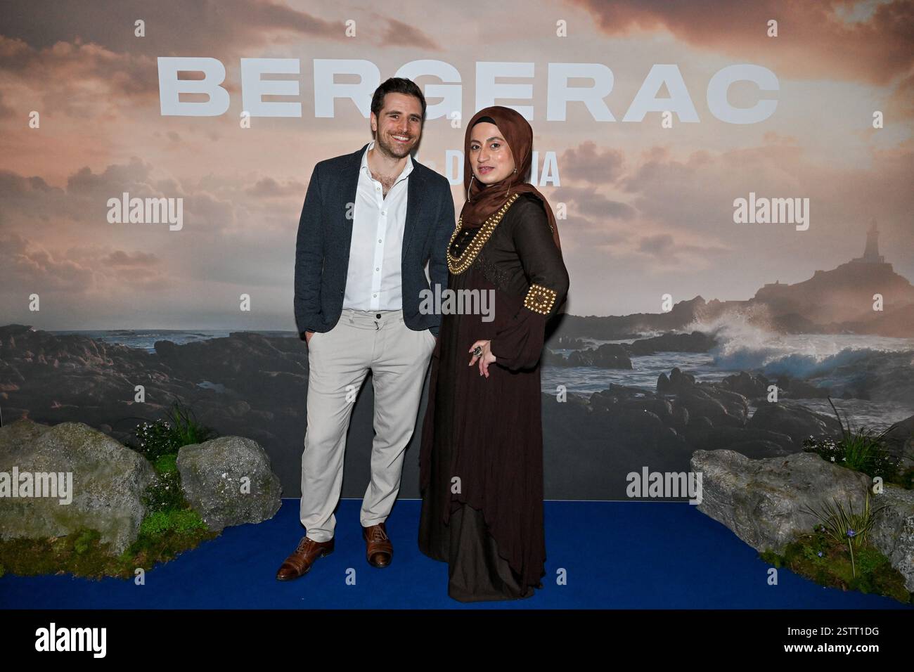 London, UK. 19th Feb, 2025. Alexander Dragonetti and Fozia Fazil attend ...