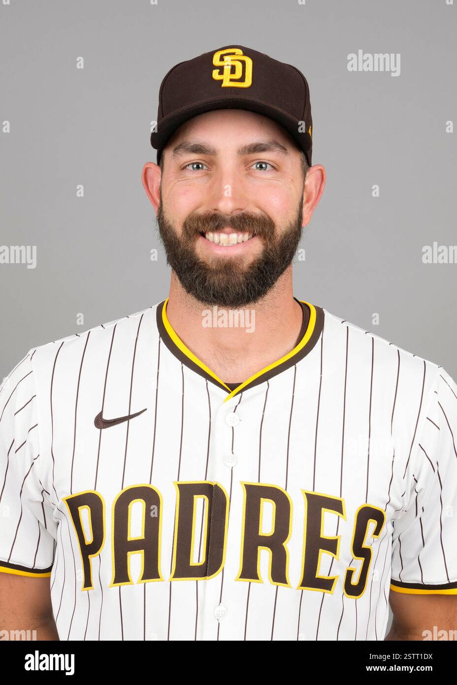 This is a 2025 photo of pitcher Austin Davis of the San Diego Padres ...