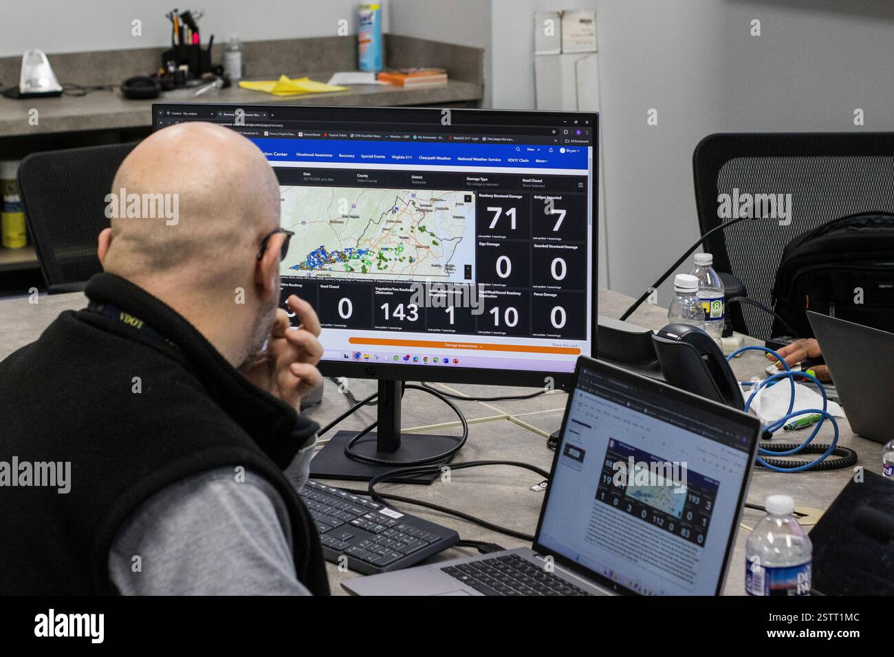 State Police, National Guard, and other emergency management personnel ...