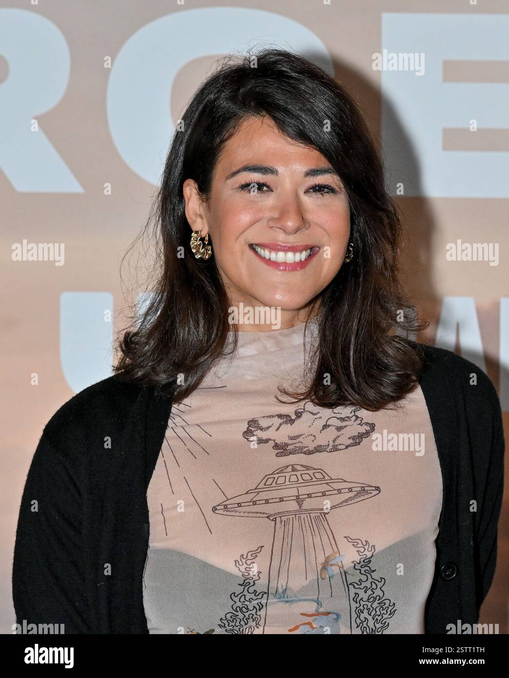 London, UK. 19th Feb, 2025. Celine Arden attends the UKTV London Premiere Screening of Bergerac ...