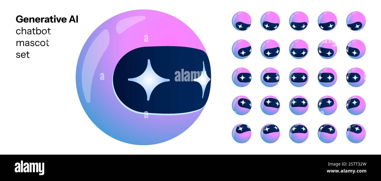 Large language model icon Stock Vector Images - Alamy