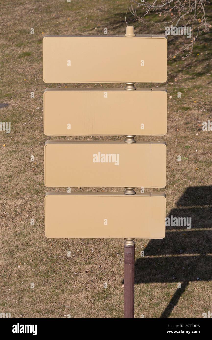 Information Sign Pole Stock Photo - Alamy