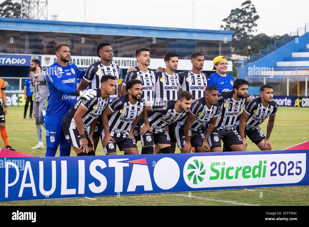 Diadema, Brazil. 19th Feb, 2025. Inter de Limeira squad during the ...