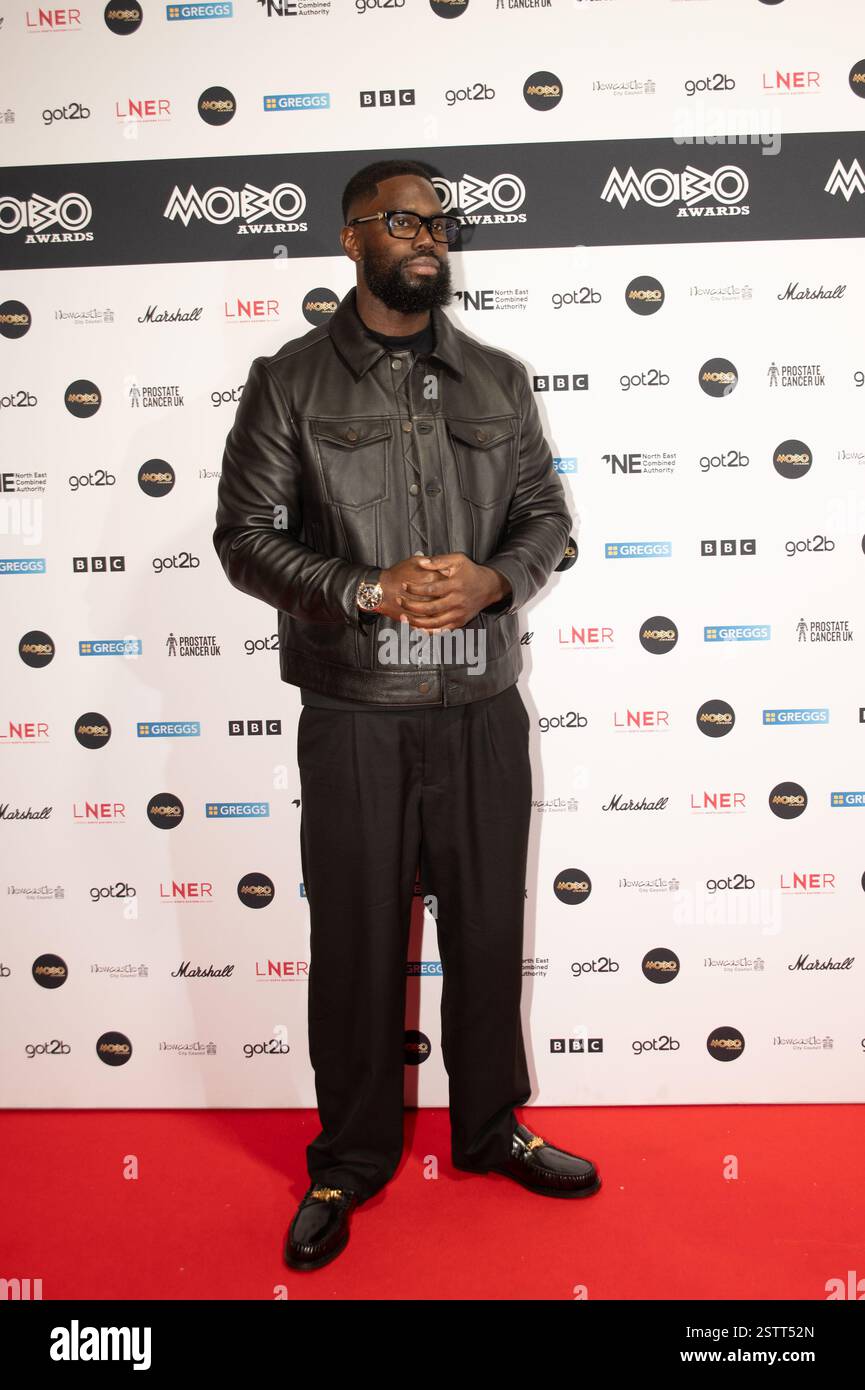 Newcastle, United Kingdom. 18th February 2025. Ghetts on the red carpet ...