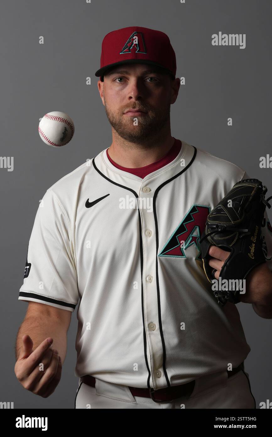 This is a 2025 photo of pitcher Corbin Burnes of the Arizona ...