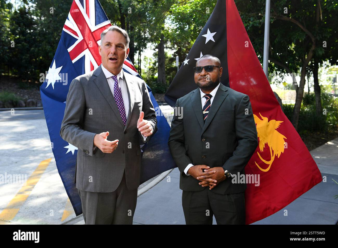 Brisbane, Australia. 20th Feb, 2025. Deputy Prime Minister Richard ...