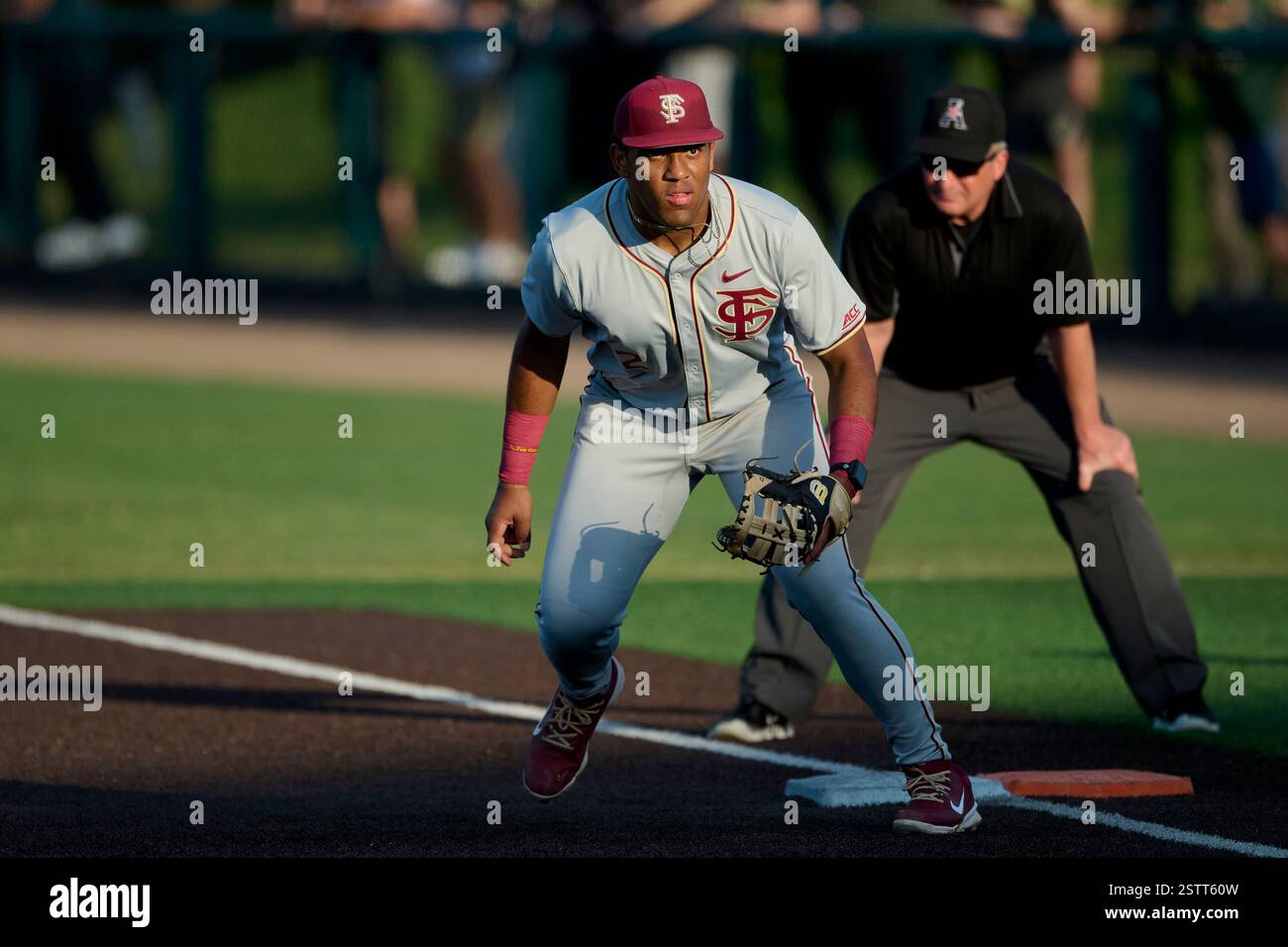 Florida State Seminoles first baseman Myles Bailey (12) during an NCAA ...