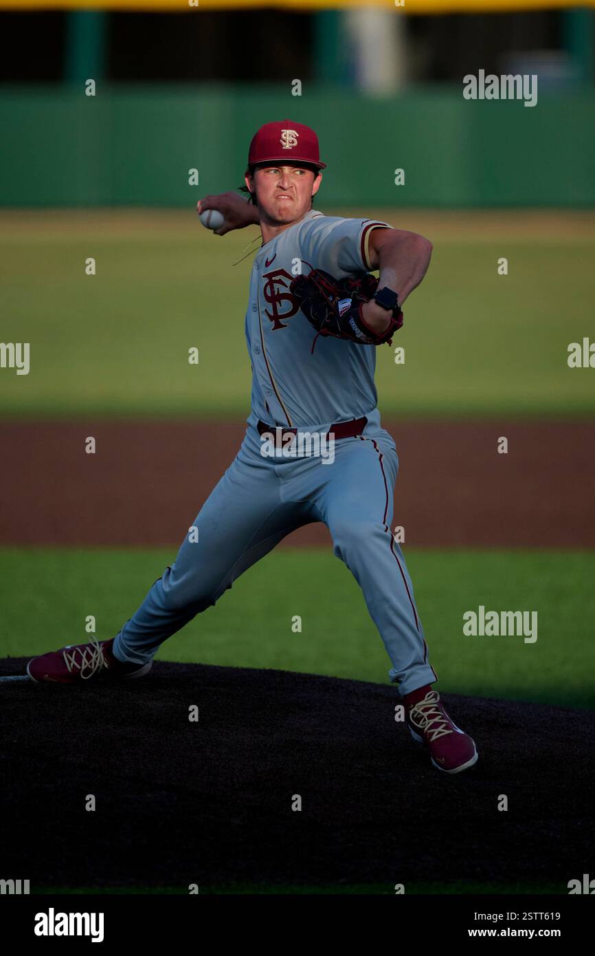 Florida State Seminoles pitcher Evan Chrest (45) during an NCAA ...