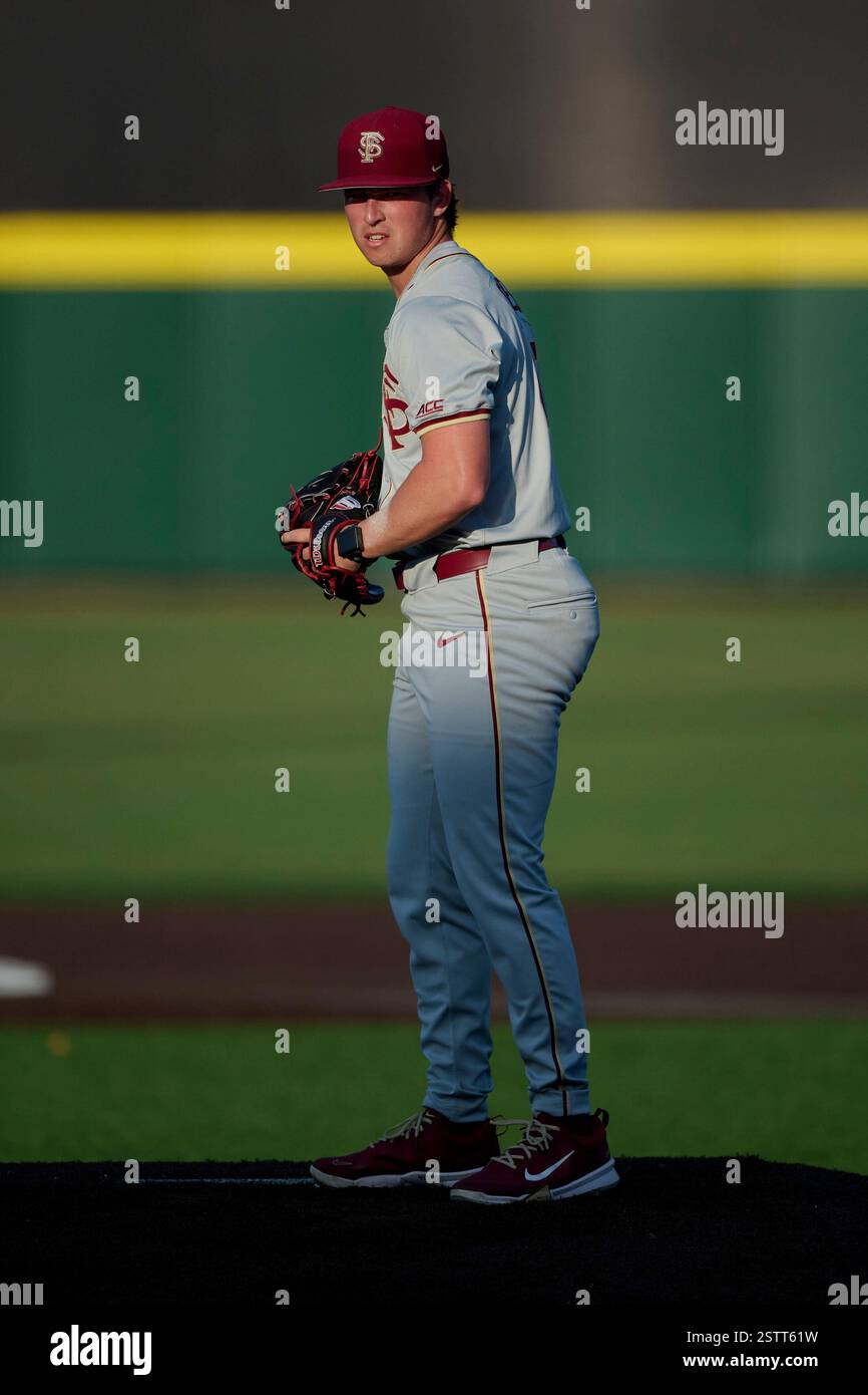 Florida State Seminoles pitcher Evan Chrest (45) during an NCAA ...