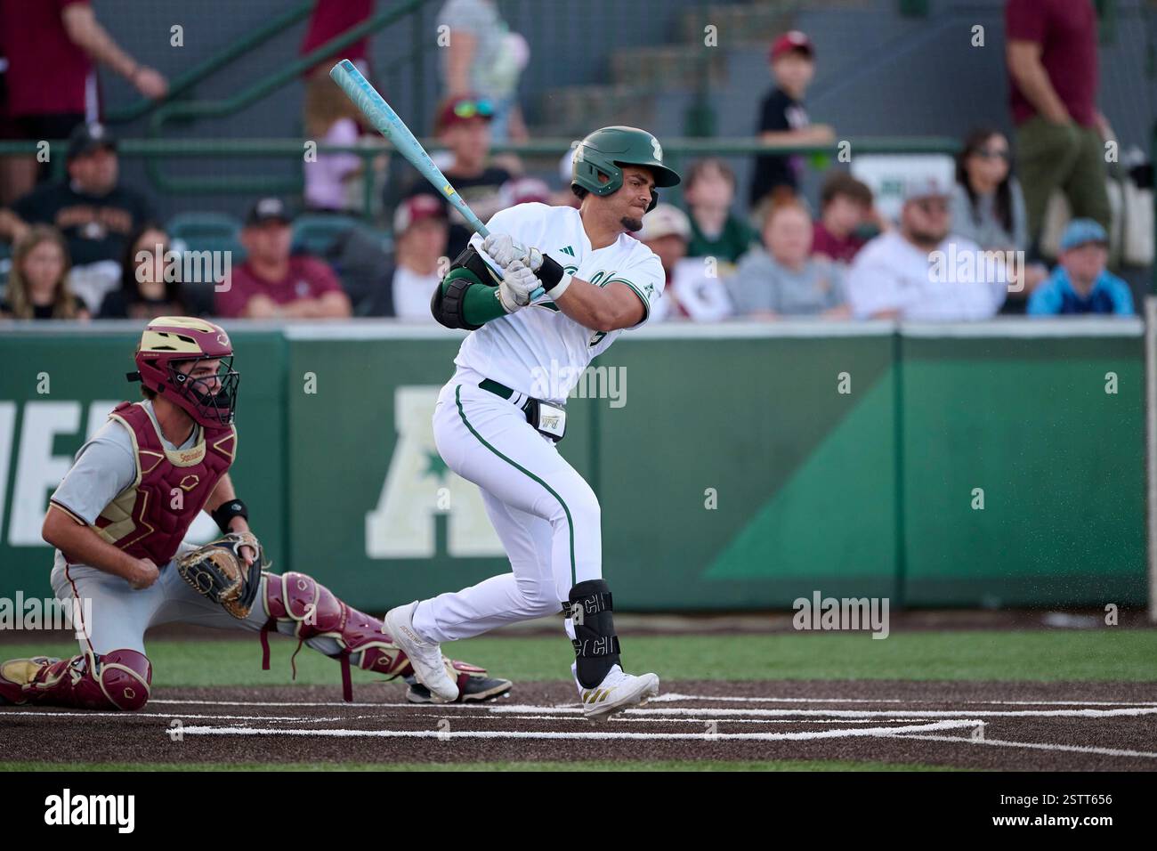 USF Bulls Rafael Betancourt (5) at bat during an NCAA baseball game ...