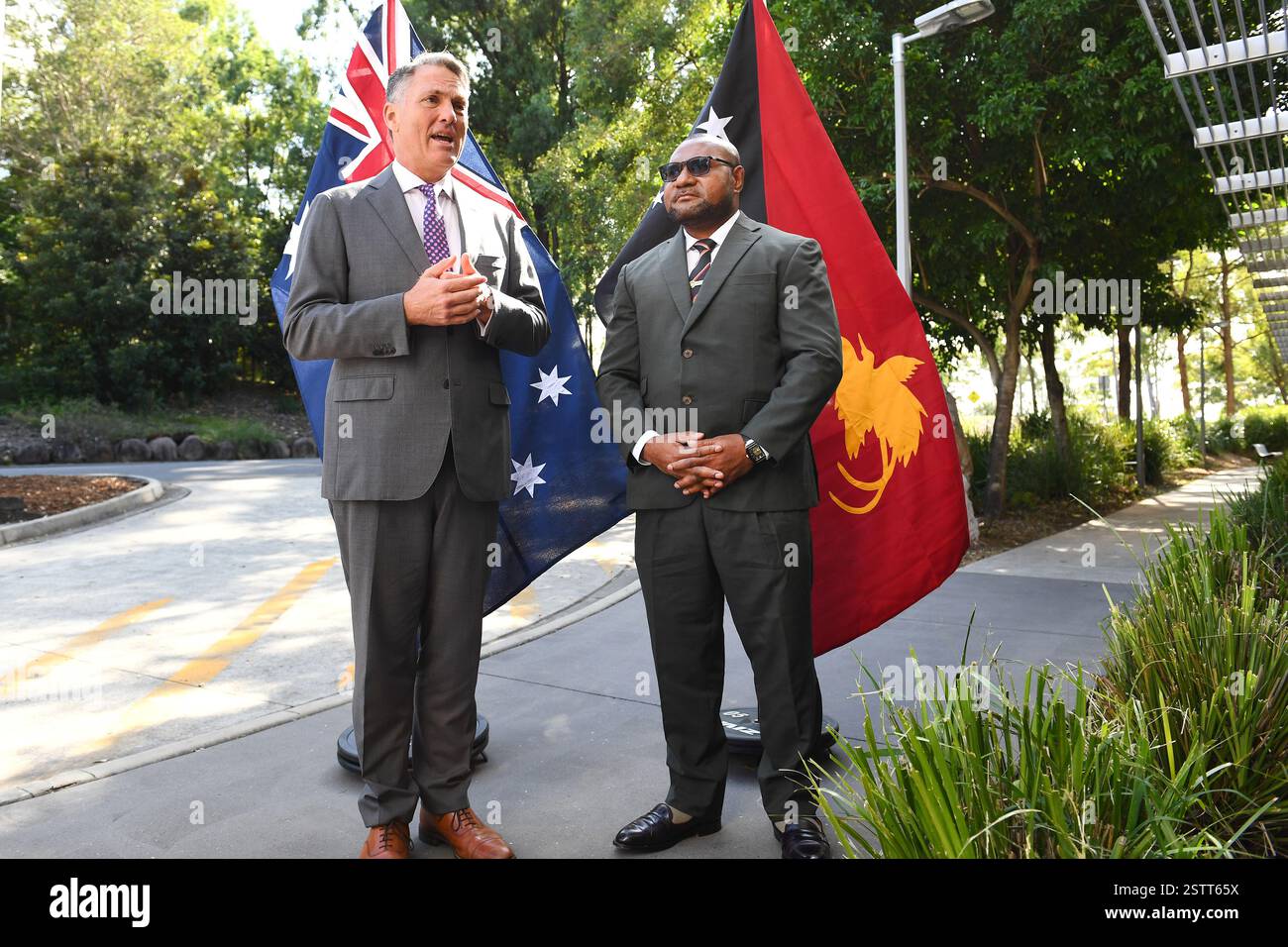 Brisbane, Australia. 20th Feb, 2025. Deputy Prime Minister Richard ...