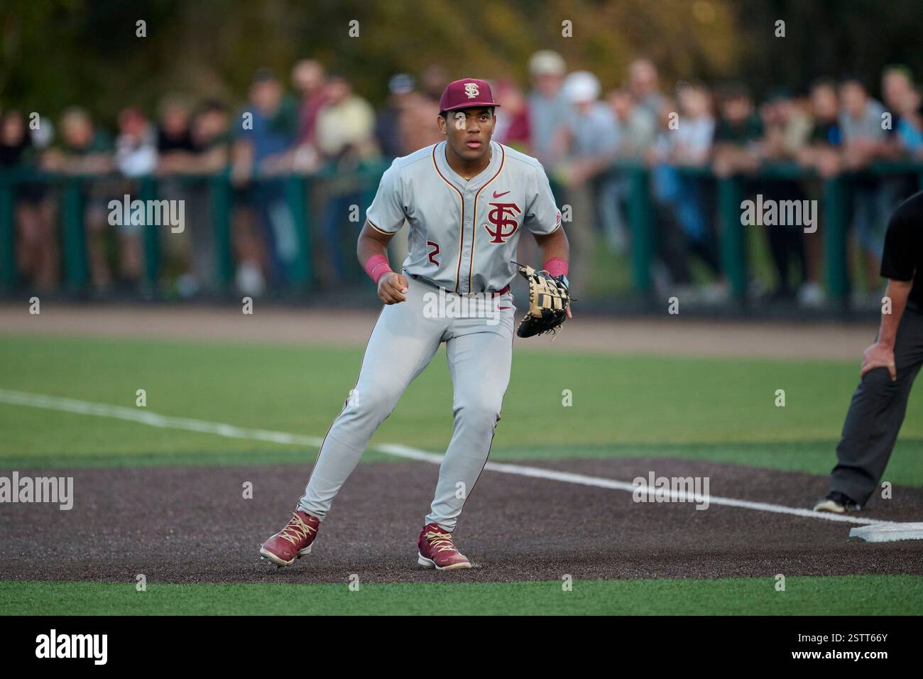 Florida State Seminoles first baseman Myles Bailey (12) during an NCAA ...
