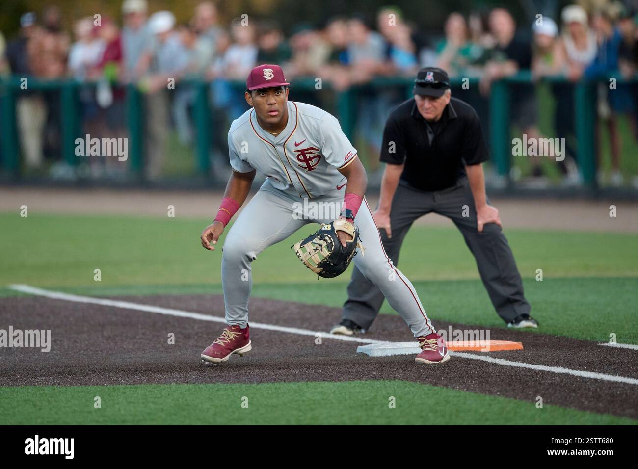 Florida State Seminoles first baseman Myles Bailey (12) during an NCAA ...