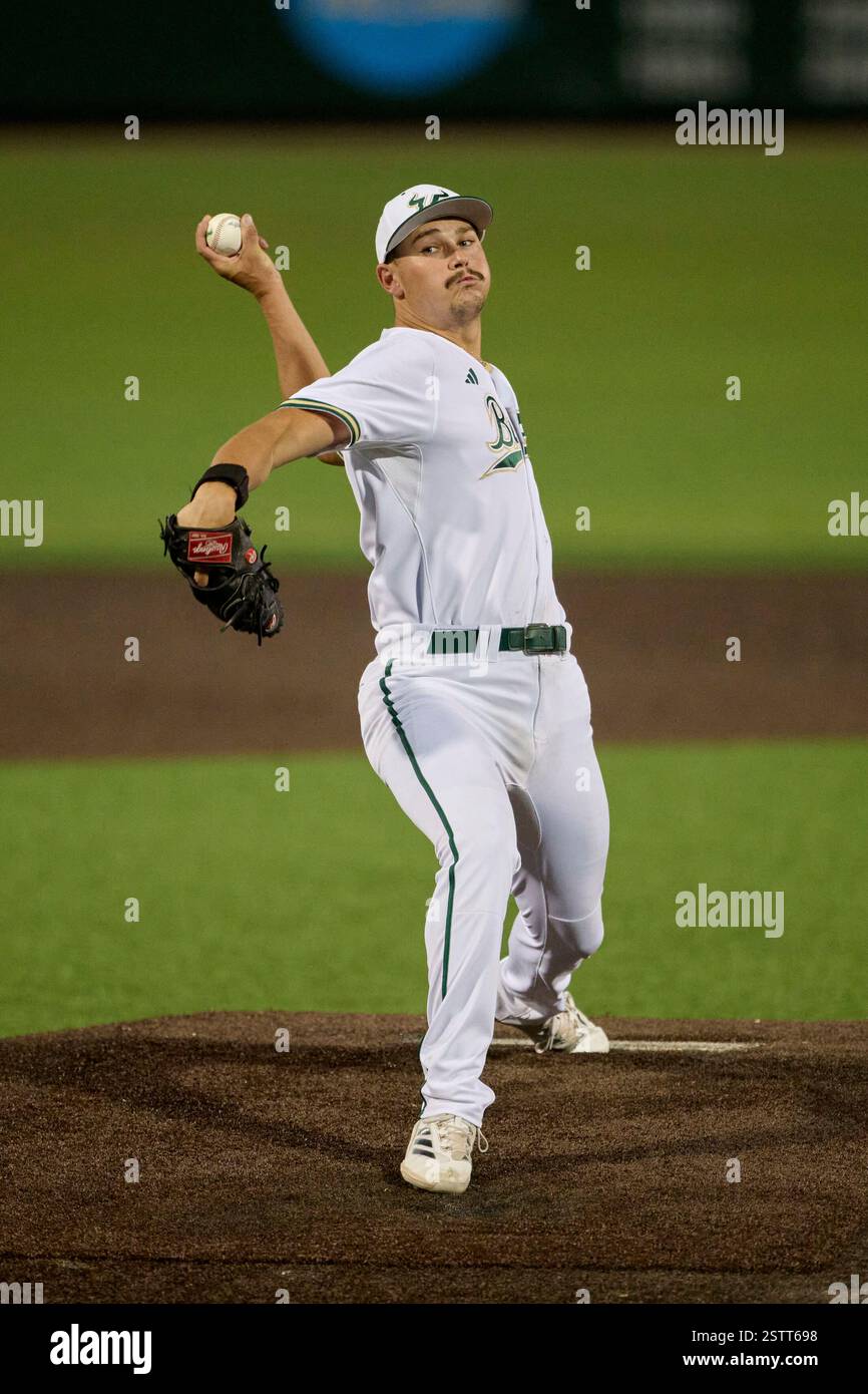 USF Bulls pitcher Caleb Pundsack (38) during an NCAA baseball game ...