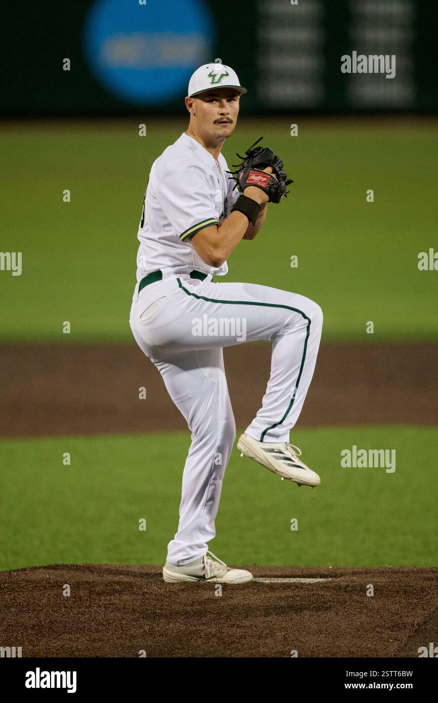 USF Bulls pitcher Caleb Pundsack (38) during an NCAA baseball game ...