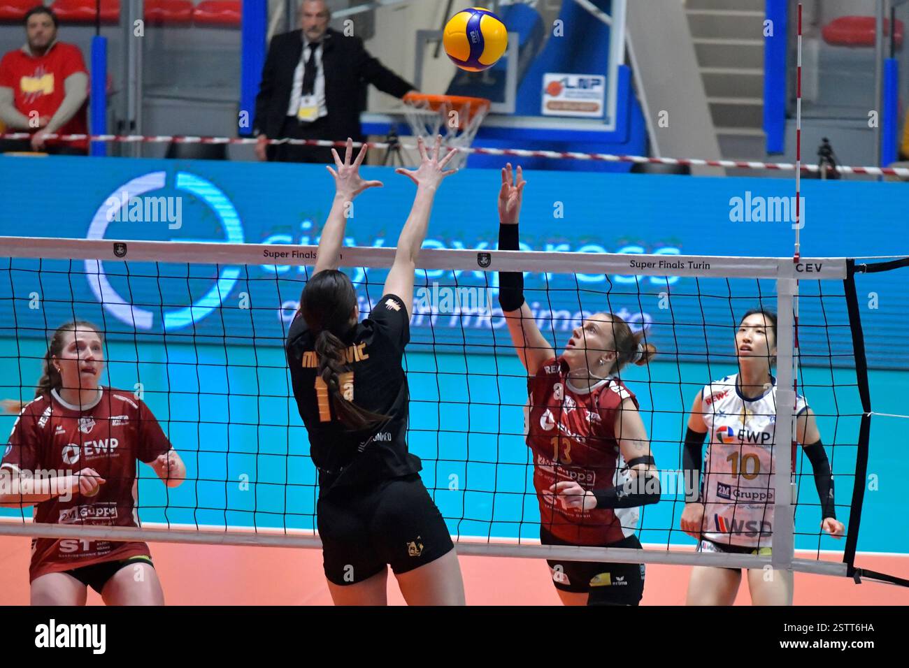 Lara Alyssa Darowski of SC Potsdam -SMI Roma Volley vs SC Potsdam ...