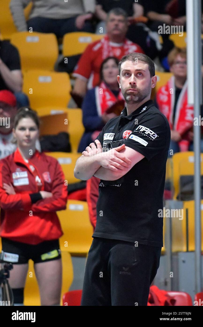 Riccardo Boieri coach of SC Potsdam - SMI Roma Volley vs SC Potsdam ...