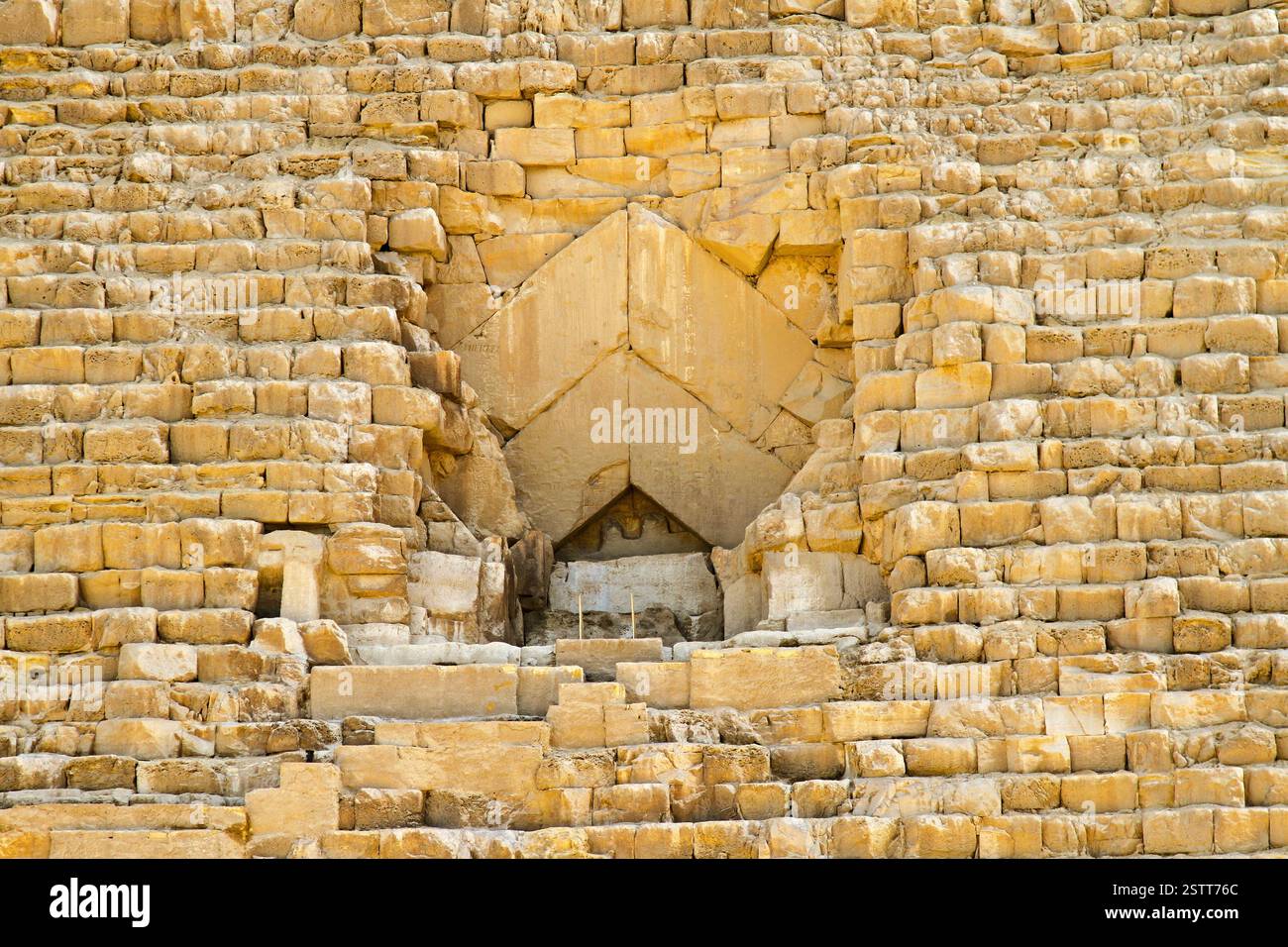Great pyramid entrance Stock Photo - Alamy