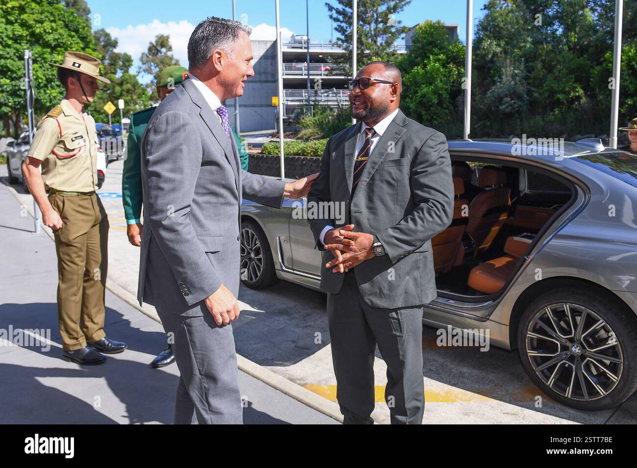 Brisbane, Australia. 20th Feb, 2025. Deputy Prime Minister Richard ...