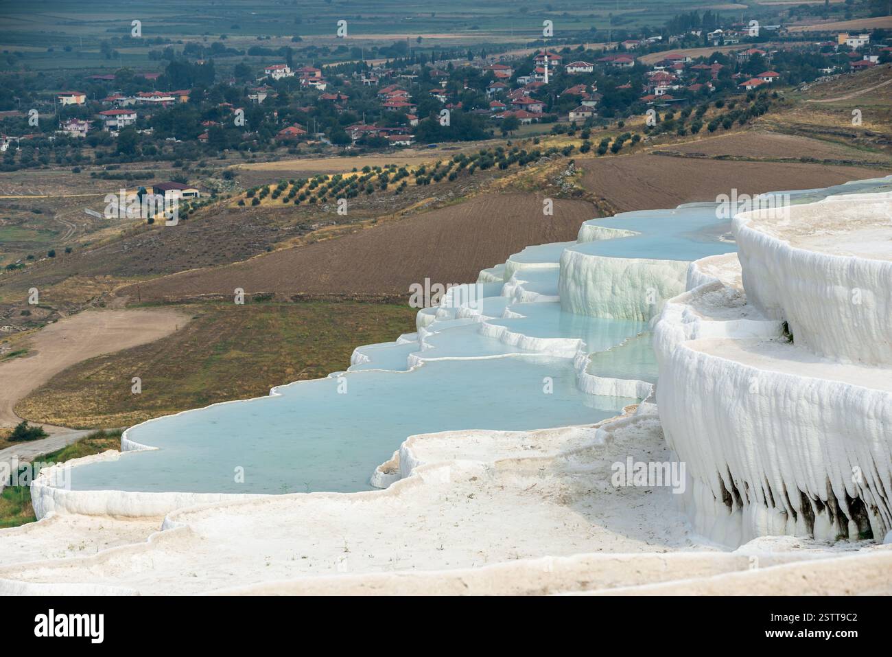 Pamukkale Travertine pool in Turkey Stock Photo - Alamy