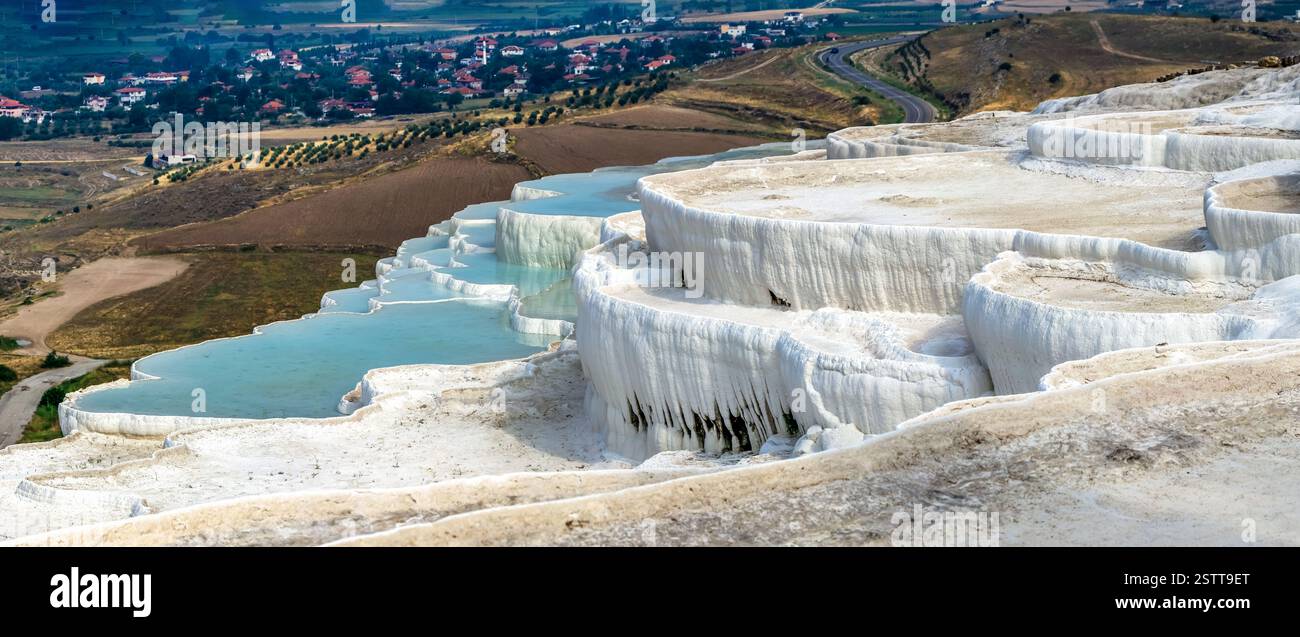 Pamukkale Travertine pool in Turkey Stock Photo - Alamy