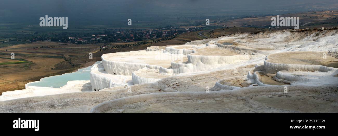 Pamukkale Travertine pool in Turkey Stock Photo - Alamy