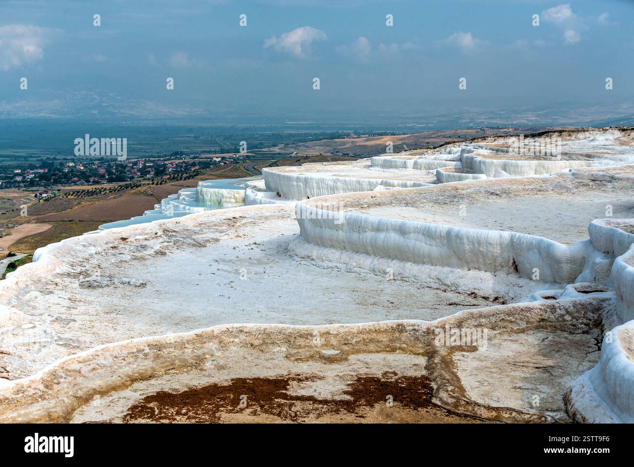 Pamukkale Travertine pool in Turkey Stock Photo - Alamy