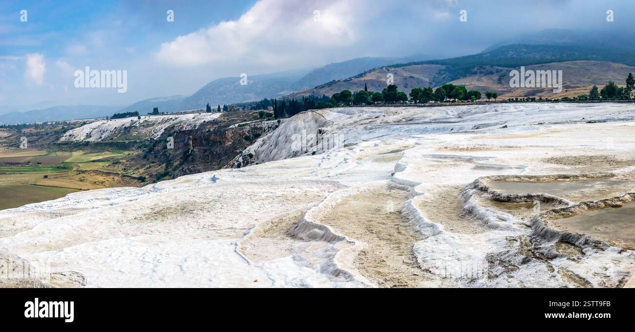Pamukkale Travertine pool in Turkey Stock Photo - Alamy