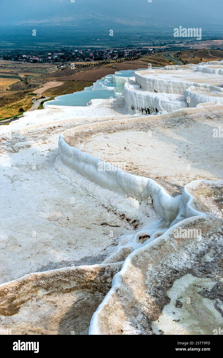 Pamukkale Travertine pool in Turkey Stock Photo - Alamy
