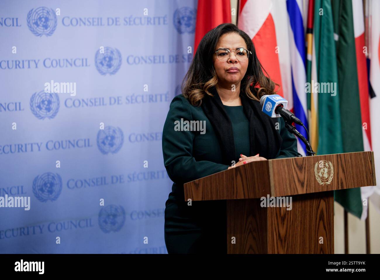 New York, New York, USA. 19th Feb, 2025. THERESE KAYIKWAMBA WAGNER ...