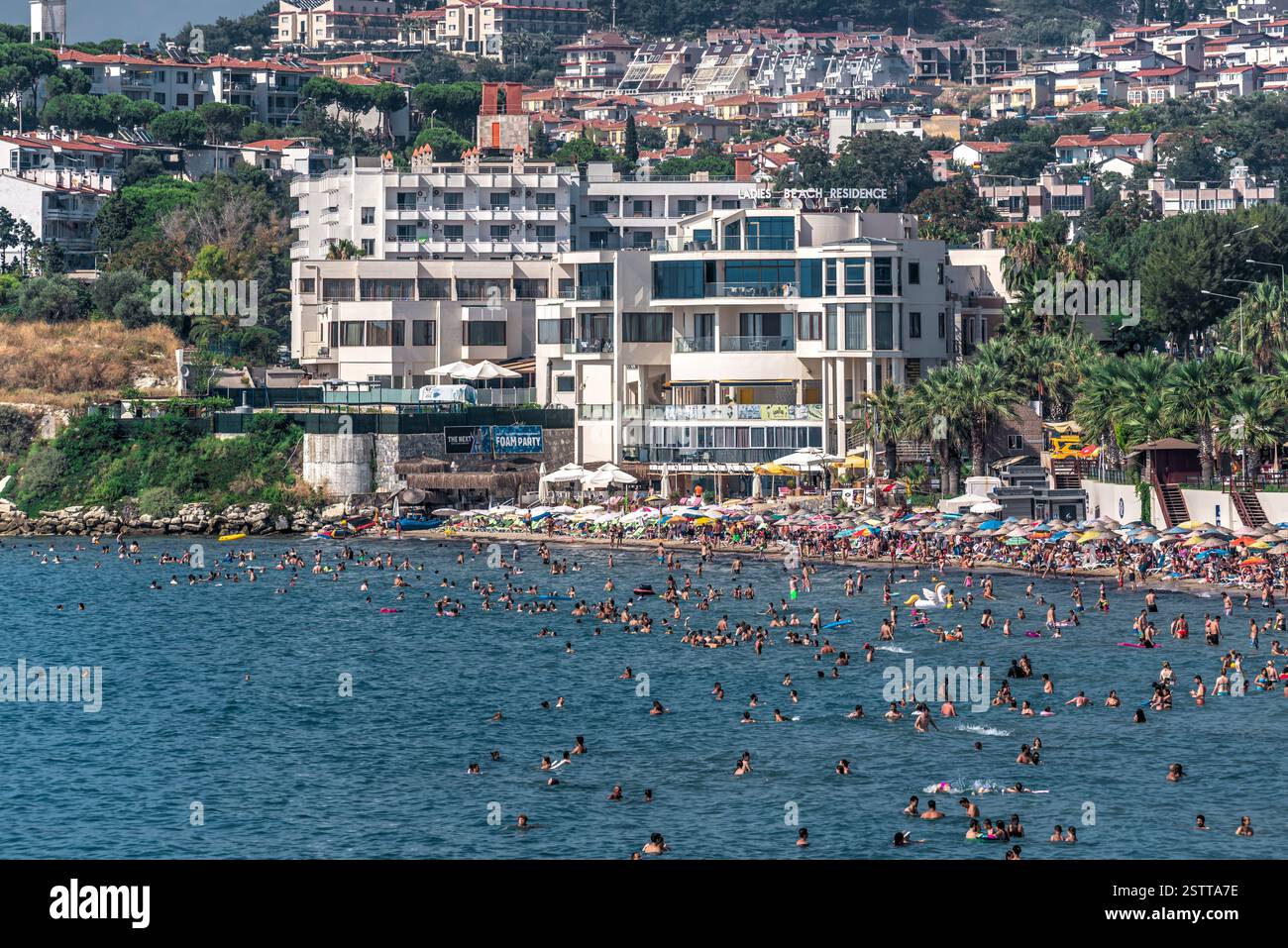 Ladies Beach in Kusadasi, Turkey Stock Photo - Alamy