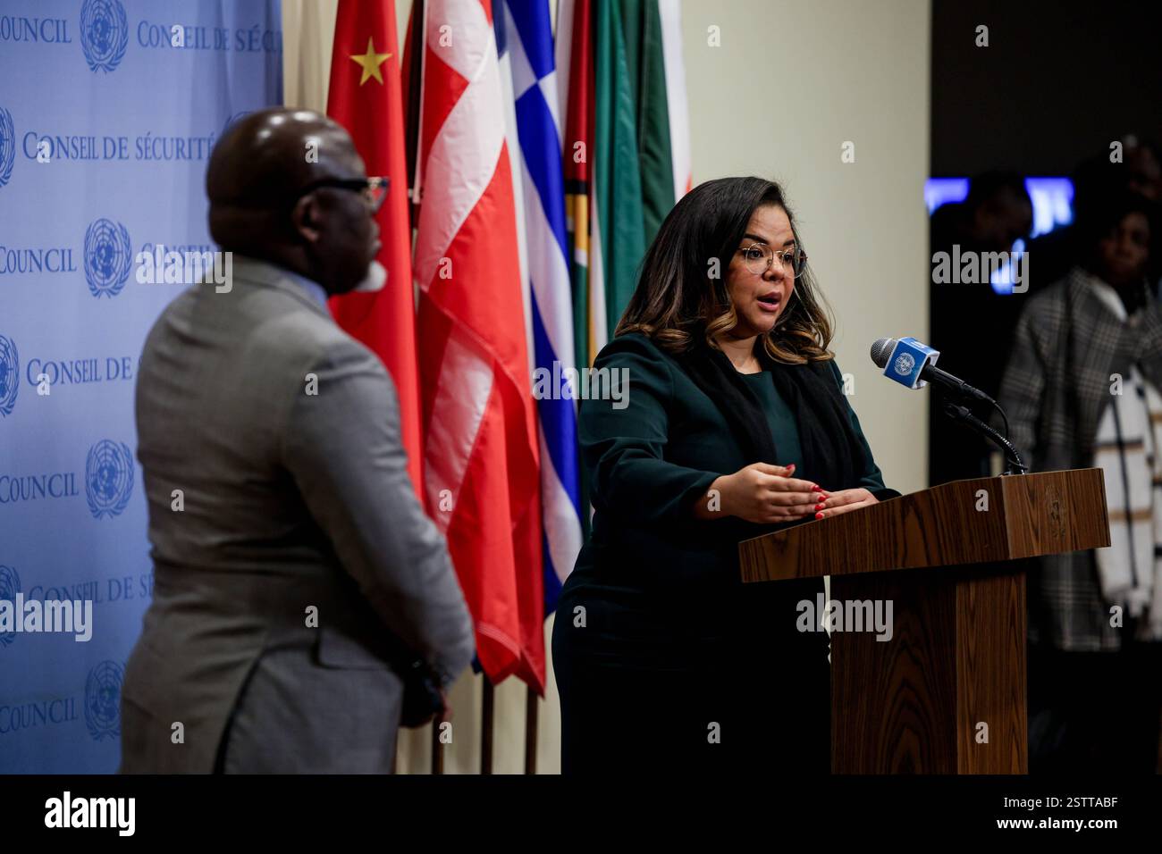 New York, New York, USA. 19th Feb, 2025. THERESE KAYIKWAMBA WAGNER ...