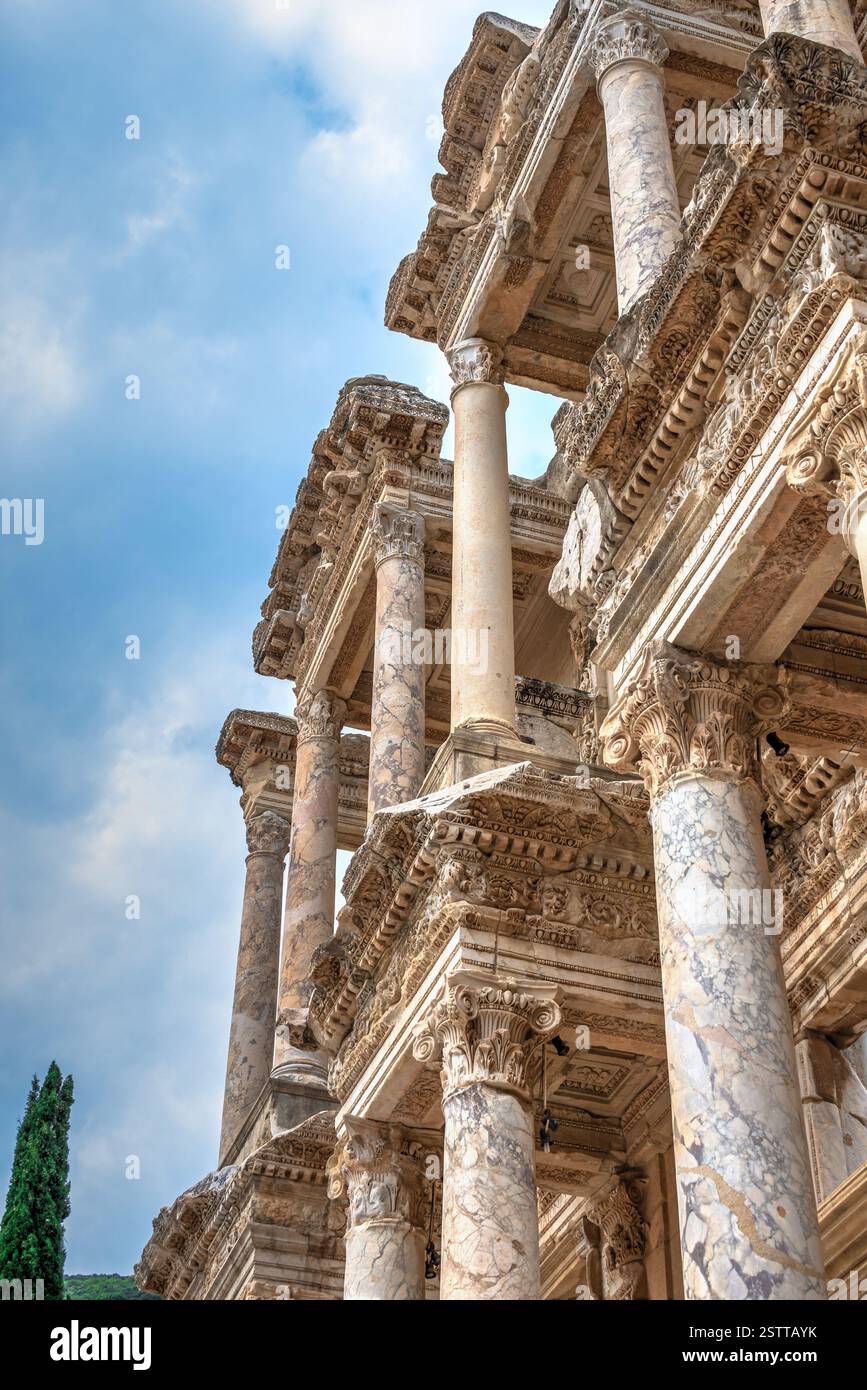 Library of Celsus in antique Ephesus, Turkey Stock Photo - Alamy